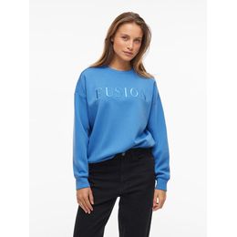 Vila Sweatshirt in Blau - 66% | Gr&ouml;&szlig;e M | Damen-sweatshirts-jacken
