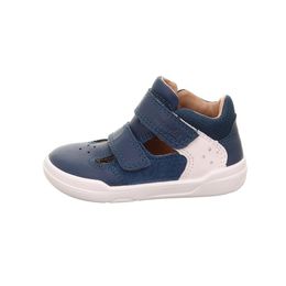 Superfit Barfu&szlig; Leder-Halbsandalen "Superfree" in Dunkelblau/ Wei&szlig; - 39% | Gr&ouml;&szlig;e 22 | Babysandalen