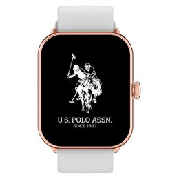 U.S. Polo Assn. Smartwatch in Wei&szlig;/ Ros&eacute;gold - 72% | Damen-uhren