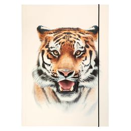 folia PAPER Sammelmappe "Roaring tiger" in Creme - 12% | Buero-schulbedarf
