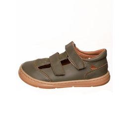 kmins Leder-Barfu&szlig;schuhe in Khaki - 64% | Gr&ouml;&szlig;e 30 | Kindersandalen