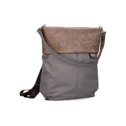 Zwei Schultertasche in Grau/ Hellbraun - (B)33 x (H)34 x (T)14 cm - 59% | Damen-taschen