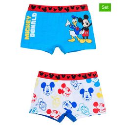 Disney Mickey Mouse 2er-Set: Boxershorts "Mickey" in Blau - 29% | Gr&ouml;&szlig;e 98/104 | Kinder-waesche