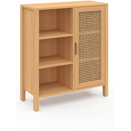 IDOMYA Essentials Sideboard "Eve" in Hellbraun - (B)70 x (H)81 x (T)30 cm - 69% | Regale