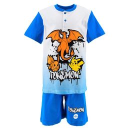 Pok&eacute;mon Pok&eacute;mon Pyjama "Pokemon" in Wei&szlig;/ Blau - 45% | Gr&ouml;&szlig;e 116 | Kinder-waesche