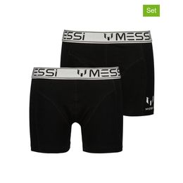 Messi 2er-Set: Boxershorts in Schwarz - 15% | Gr&ouml;&szlig;e 98/104 | Kinder-waesche