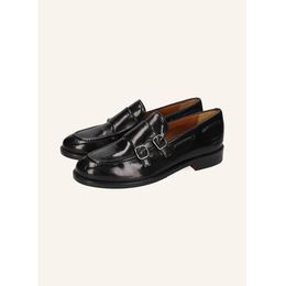 Melvin & Hamilton MELVIN & HAMILTON Leder-Monkstraps "Regine 22" in Schwarz - 42% | Gr&ouml;&szlig;e 38 | Damen-schuhe-halbschuhe
