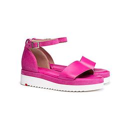 Lloyd Leder-Keilsandalen in Pink - 51% | Gr&ouml;&szlig;e 37 | Damen-sandalen