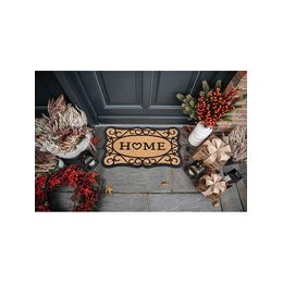 Hanse Home Kokos-Fu&szlig;matte "Heart Home" in Hellbraun - 56% | Gr&ouml;&szlig;e 45x75 cm | Teppiche-fussmatten