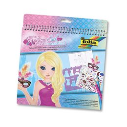 folia PAPER Schablonenbuch "Fashion Girl" - ab 3 Jahren - 49% | Kinder-kreativspielzeug