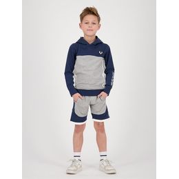Messi Hoodie in Grau/ Dunkelblau - 64% | Gr&ouml;&szlig;e 92 | Kinder-sweatshirts-jacken