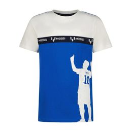 Messi Shirt in Blau/ Wei&szlig; - 44% | Gr&ouml;&szlig;e 104 | Kinder-oberteile