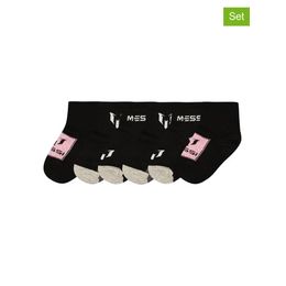 Messi 6er-Set: Socken in Schwarz - 15% | Gr&ouml;&szlig;e 35-38 | Kinder-socken-strumpfhosen