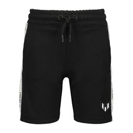 Messi Sweatshorts in Schwarz/ Wei&szlig; - 55% | Gr&ouml;&szlig;e 164 | Kinderhosen
