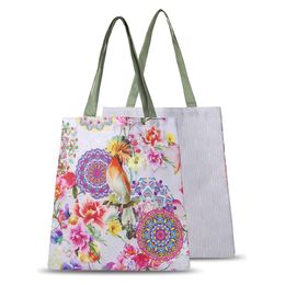 HIP Shopper "Bindi" in Grau/ Bunt - (B)40 x (H)45 cm - 49% | Gr&ouml;&szlig;e 40x45 cm | Damen-taschen