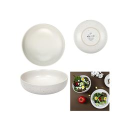 THE HOME DECO FACTORY Salatsch&uuml;ssel "Portofino" in Wei&szlig; - &Oslash; 25 cm - 10% | Aufbewahren-servieren