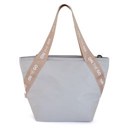 IRIS Barcelona Isolier-Lunchtasche "On the go" in Hellgrau - (B)33,5 x (H)24 x (T)14 cm - 25% | Damen-outdoor-ausruestung