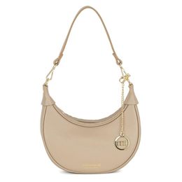 Mia Tomazzi Leder-Schultertasche in Beige - (B)25 x (H)14 x (T)8 cm - 76% | Damen-taschen