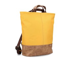 Zwei Schultertasche ''Olli OR140'' in Gelb/ Hellbraun - (B)36 x (H)38 x (T)14 cm - 55% | Damen-taschen