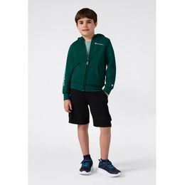 Champion Sweatjacke in Gr&uuml;n - 49% | Gr&ouml;&szlig;e 122/128 | Kinder-sweatshirts-jacken
