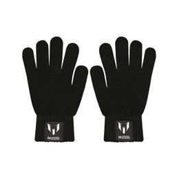 Messi Fingerhandschuhe in Schwarz - 50% | Gr&ouml;&szlig;e 146-164 | Kinderhandschuhe