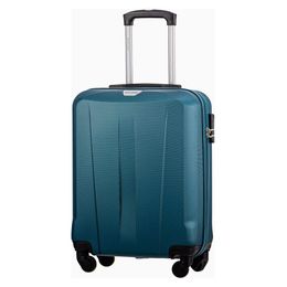 Puccini Hardcase-Trolley "Paris" in Blau - (B)40 x (H)55 x (T)20 cm - 54% | Damen-koffer-reisegepaeck
