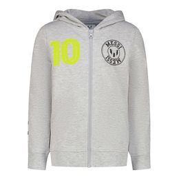 Messi Sweatjacke in Grau - 60% | Gr&ouml;&szlig;e 176 | Kinder-sweatshirts-jacken