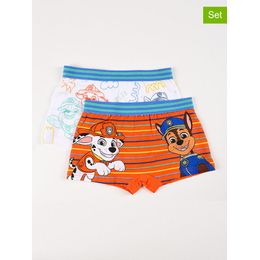 Disney Paw Patrol 2er-Set: Boxershorts "Paw Patrol" in Wei&szlig;/ Orange - 16% | Gr&ouml;&szlig;e 104/110 | Kinder-waesche