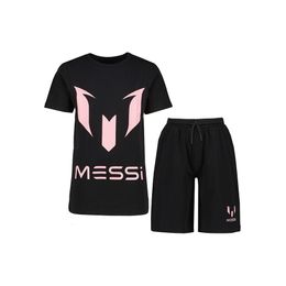 Messi Pyjama in Schwarz/ Rosa - 54% | Gr&ouml;&szlig;e 146/152 | Kinder-waesche