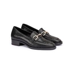 Lloyd Leder-Slipper in Schwarz - 55% | Gr&ouml;&szlig;e 41 | Damen-schuhe-halbschuhe