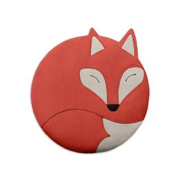 Leschi Bio-K&ouml;rnerkissen f&uuml;r Bauch und R&uuml;cken "Fuchs Luca" in Rot - (B)25 x (H)25 cm - 14% | Kinderbetten