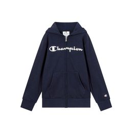 Champion Sweatjacke in Dunkelblau - 45% | Gr&ouml;&szlig;e 158/164 | Kinder-sweatshirts-jacken