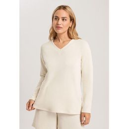 Hanro Pyjama-Oberteil in Beige - 59% | Gr&ouml;&szlig;e M | Damen-loungewear