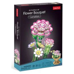 Cubicfun 134tlg. 3D-Puzzle "Blumentopf Nelke" - ab 8 Jahren - 16% | Gesellschaftsspiele