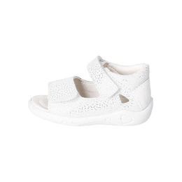 Pepino Leder-Sandalen "Taya" in Wei&szlig; - 43% | Gr&ouml;&szlig;e 25 | Babysandalen