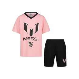 Messi Pyjama in Schwarz/ Rosa - 60% | Gr&ouml;&szlig;e 98 | Kinder-waesche