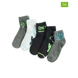 COOL CLUB 5er-Set: Socken in Schwarz/ Grau - 25% | Gr&ouml;&szlig;e 37/39 | Kinder-socken-strumpfhosen