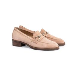 Lloyd Leder-Mokassins in Beige - 51% | Gr&ouml;&szlig;e 40 | Damen-schuhe-halbschuhe