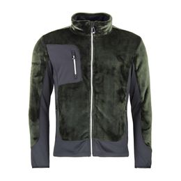 Peak Mountain Fleecejacke "Chapeau" in Gr&uuml;n - 59% | Gr&ouml;&szlig;e L | Herren-pullover-sport
