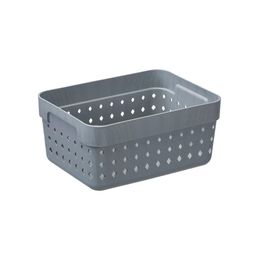 NHG Aufbewahrungskorb in Grau - (B)15,8 x (H)7,3 x (T)11,8 cm - 14% | Kisten-koerbe