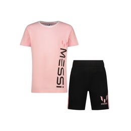 Messi 2tlg. Outfit in Rosa/ Schwarz - 49% | Gr&ouml;&szlig;e 140 | Kinder-oberteile