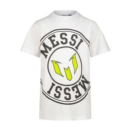 Messi Shirt in Wei&szlig;/ Schwarz - 47% | Gr&ouml;&szlig;e 152 | Kinder-oberteile
