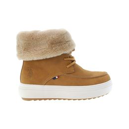 U.S. Polo Assn. Winterboots in Hellbraun - 55% | Gr&ouml;&szlig;e 38 | Damen-stiefel