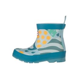 Hunter Gummistiefel in Blau/ Gelb - 53% | Gr&ouml;&szlig;e 28 | Kinder-outdoor-sport-schuhe