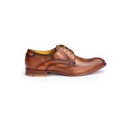 Lloyd Leder-Schn&uuml;rschuhe "Nassau" in Hellbraun - 56% | Gr&ouml;&szlig;e 42,5 | Herren-schnuerschuhe
