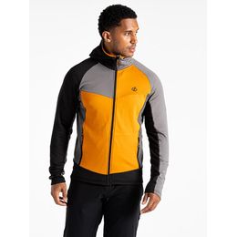 Dare 2b Fleecejacke "Assimilate IV" in Gelb/ Grau - 65% | Gr&ouml;&szlig;e L | Herren-pullover-sport