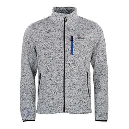 Peak Mountain Fleecejacke "Cemo" in Grau - 57% | Gr&ouml;&szlig;e XXL | Herren-pullover-sport