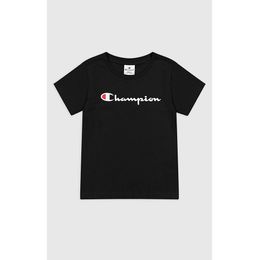 Champion Shirt in Schwarz - 39% | Gr&ouml;&szlig;e 134/140 | Kinder-oberteile