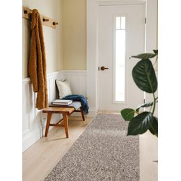 ELLE Decoration Kurzflor-Teppich "Rocco" in Beige - 57% | Gr&ouml;&szlig;e 80x240 cm |