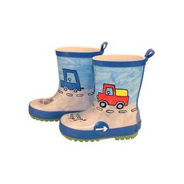 MaxiMo Gummistiefel "Autos" in Blau/ Beige - 26% | Gr&ouml;&szlig;e 23 | Babygummistiefel